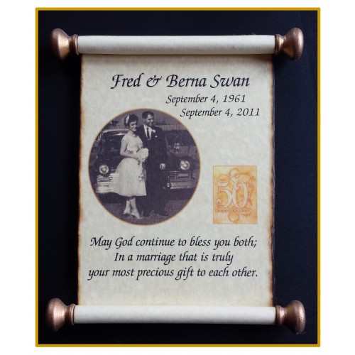 5 x 7 Customized Scroll Plaque | Customized Scroll Plaques | Scrolls ...