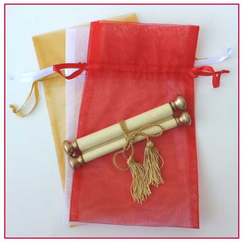 5 x 7 Customized Rolled Scroll | Customized Scrolls | Scrolls Unlimited ...