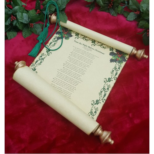 11 x 17 Twas the Night Before Christmas Rolled Scroll | Scrolls ...