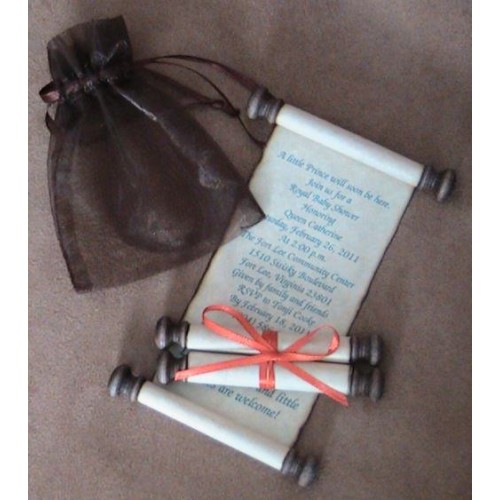 2 1/2 x 4 Customized Rolled Scroll | Customized Scrolls | Scrolls ...