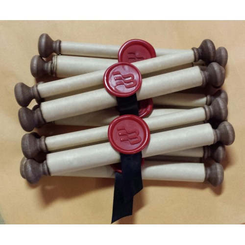 5 x 7 Rolled Scroll Invitations | Scrolls Unlimited, Inc.