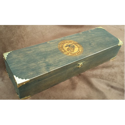 8 1/2 x 11 Marine Corps Rolled Scroll Storage Box | Scrolls Unlimited, Inc.