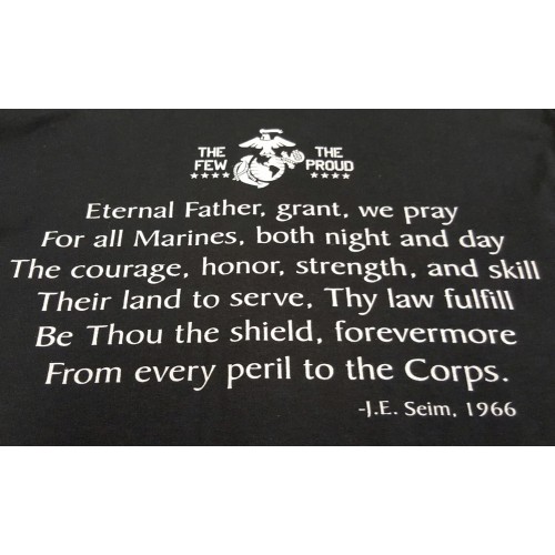 Marine Prayer T-Shirt | Scrolls Unlimited, Inc.